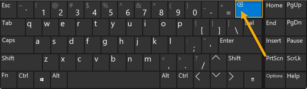 How to Delete Characters Inside a Cell Using the Backspace Key ...