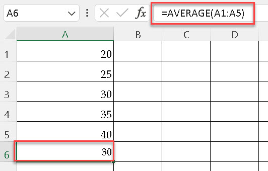 AVERAGE Function in Excel – Find the Mean Easily - Excellopedia